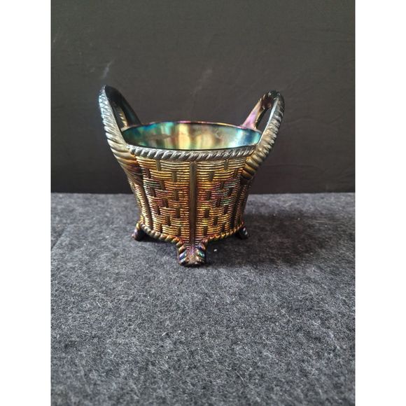 Northwood | Art | Northwood Bushel Basket Pattern Circa 91 Iridescent ...